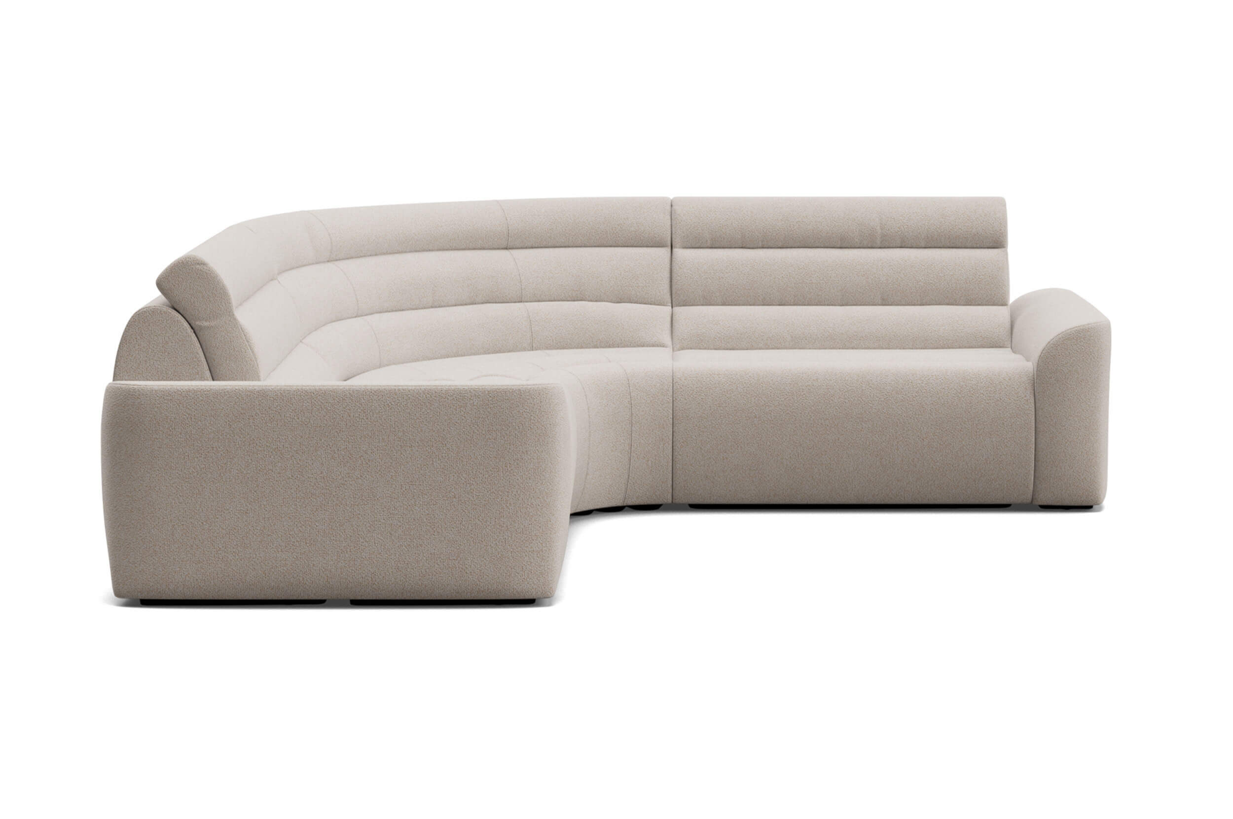 Quantum Curved Wide Modular Sofa