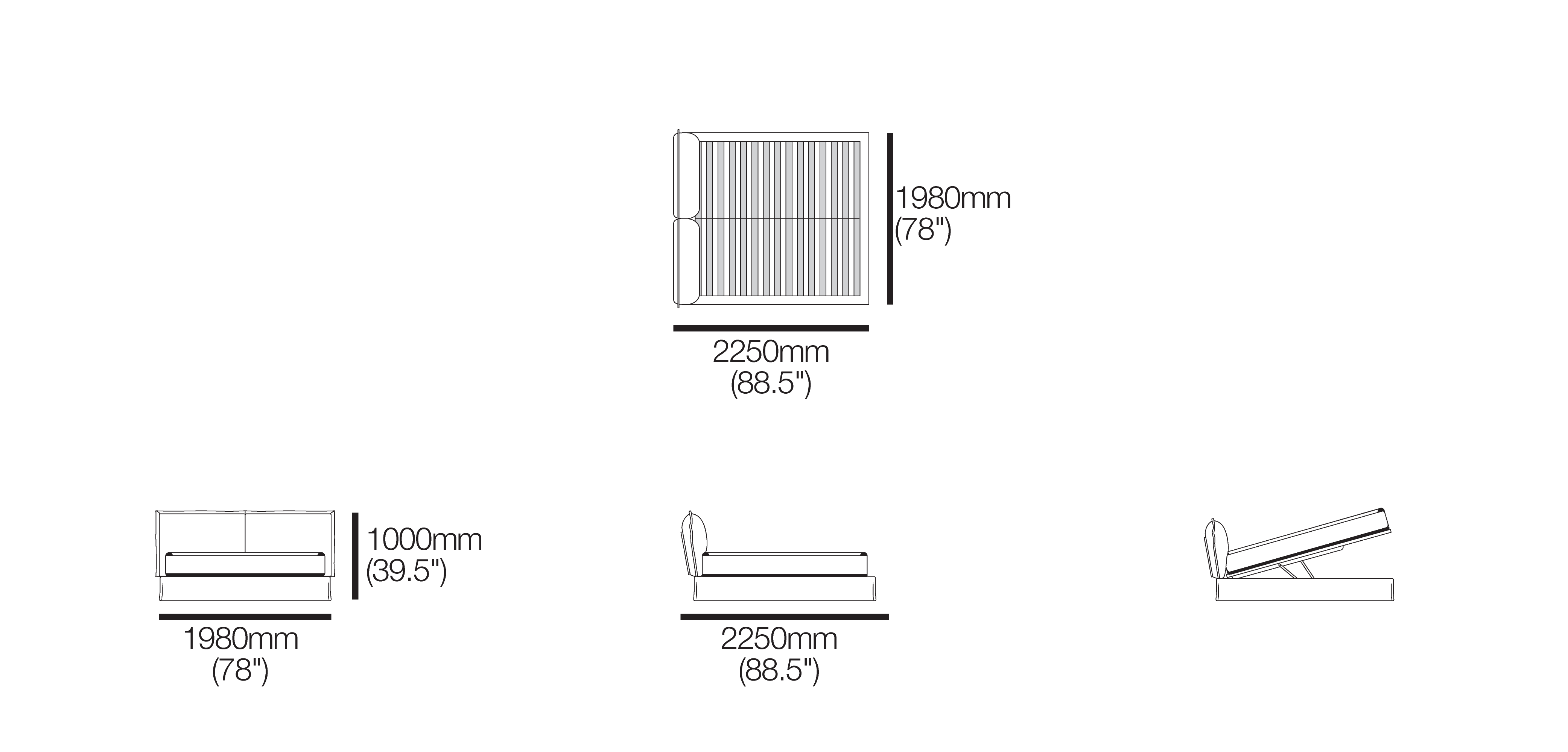 Delta Coast Bed | King Living