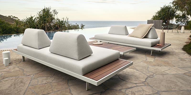Platform Outdoor Sofa | Baci Living Room